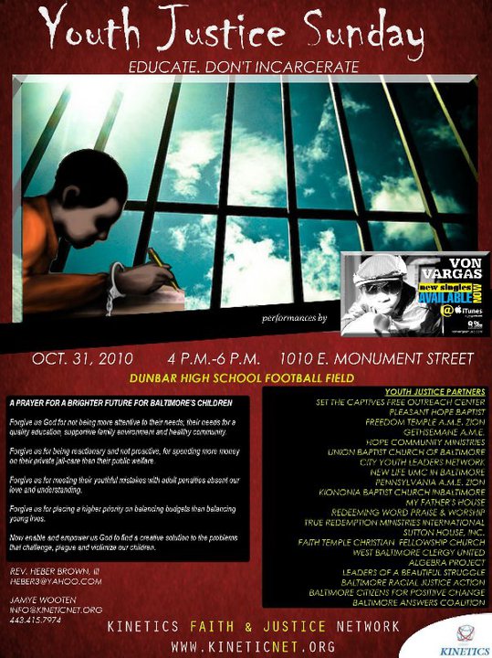 Youth Justice Sunday Flyer - KINETICS